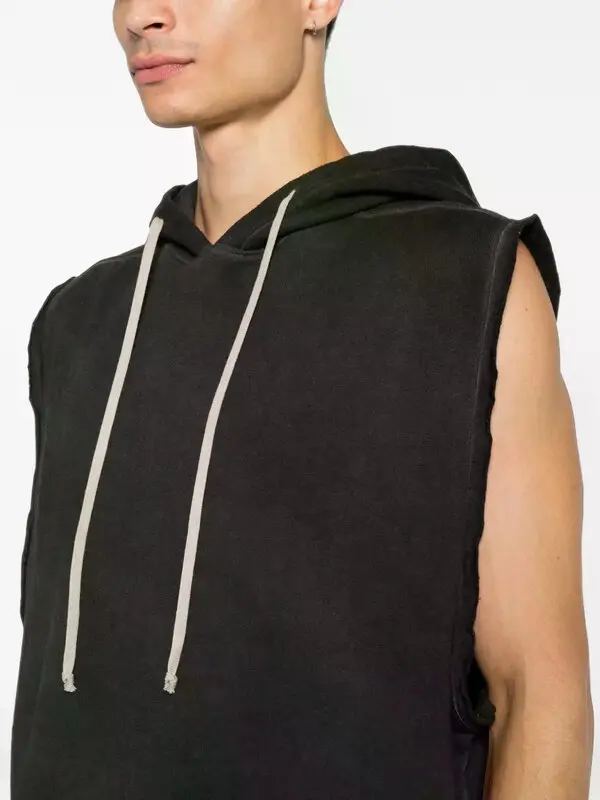 Rick Owens Sleeveless Drawstring Hoodie
