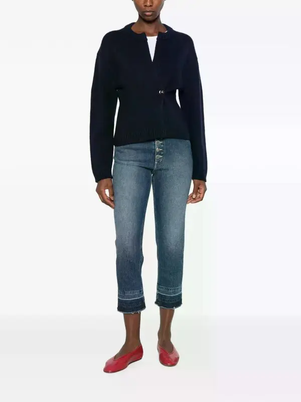 DONDUP Button-fly Frayed Jeans