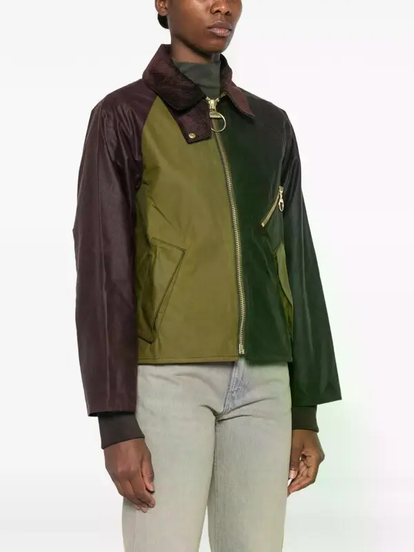Barbour Colour-block Waxed Jacket