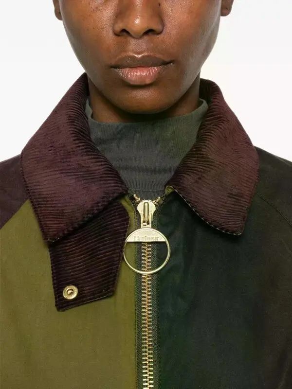 Barbour Colour-block Waxed Jacket
