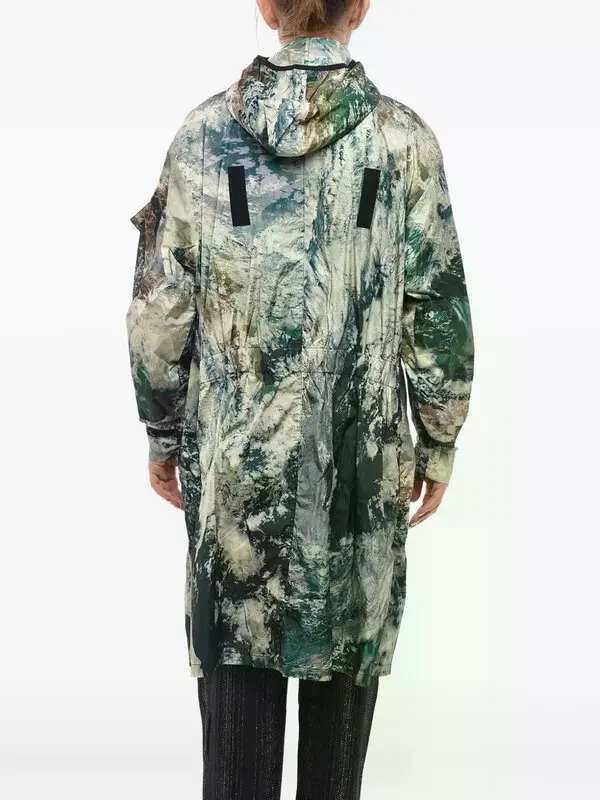 Stella McCartney Murry Printed Hooded Raincoat