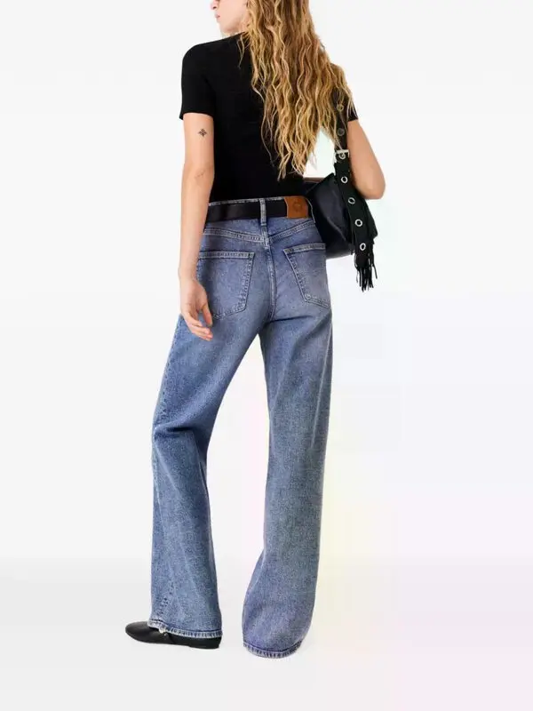 Maje Square-neck Ribbed Jumper