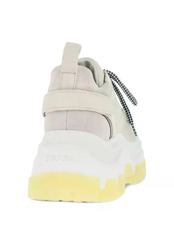 Prada Platform Touch-strap Sneakers
