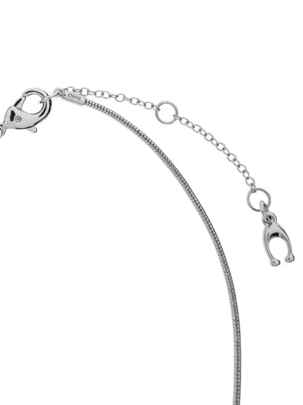 COACH Pendant Snake-chain Necklace - Silver