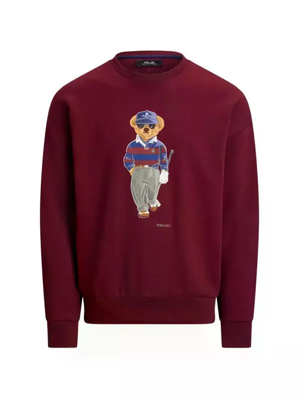 Rlx Ralph Lauren Polo Bear Print Hoodie