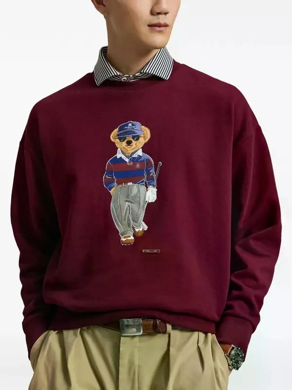 Rlx Ralph Lauren Polo Bear Print Hoodie
