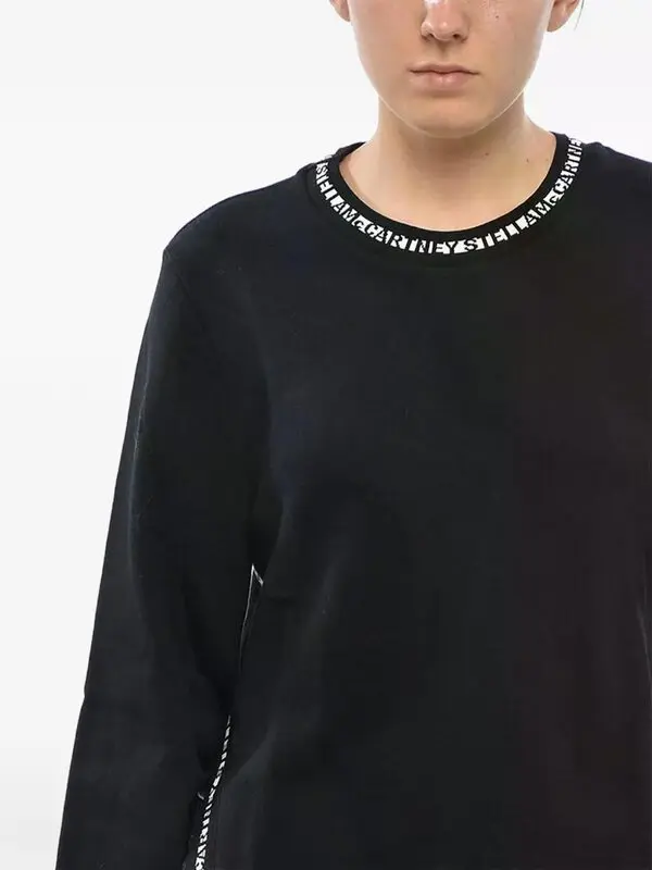 Stella McCartney Logo-tape Side-slit Sweatshirt