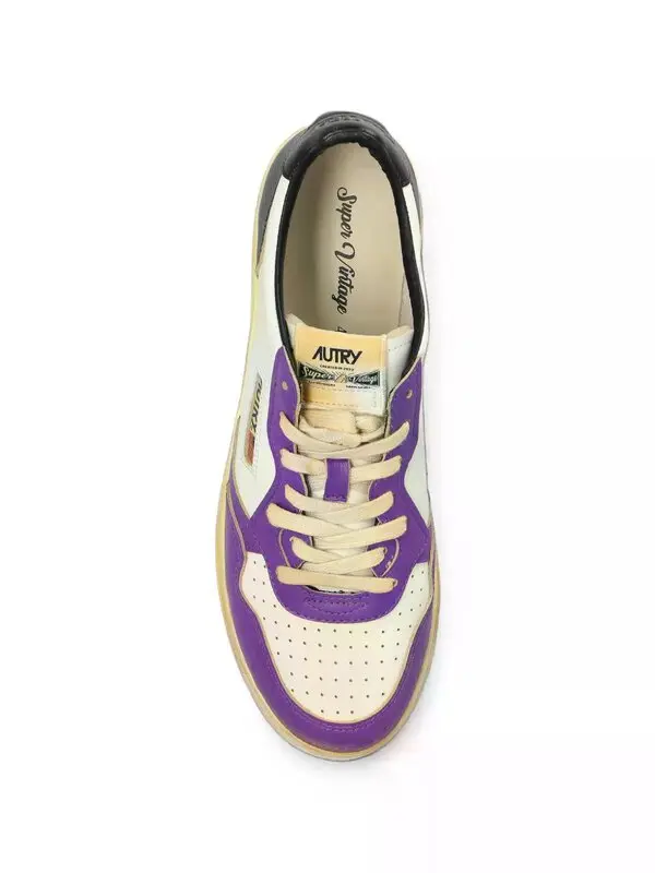 AUTRY Medalist Super Vintage Leather Sneakers - White