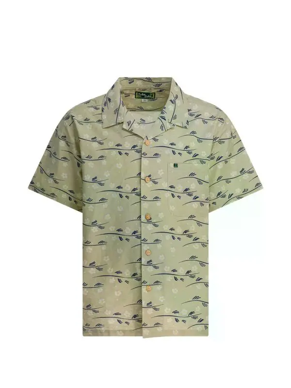 MONTBELL Take Loha Floral-print Short-sleeve Shirt