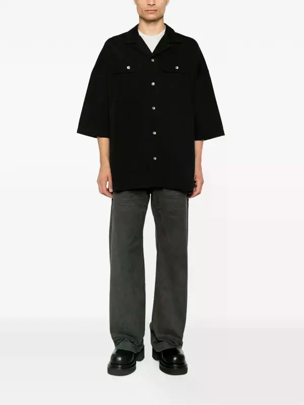 Rick Owens Faded-effect Wide-leg Jeans