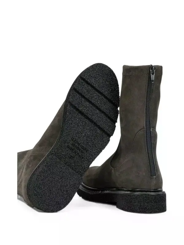 GUGLIELMO ROTTA Suede Zip-up Boots