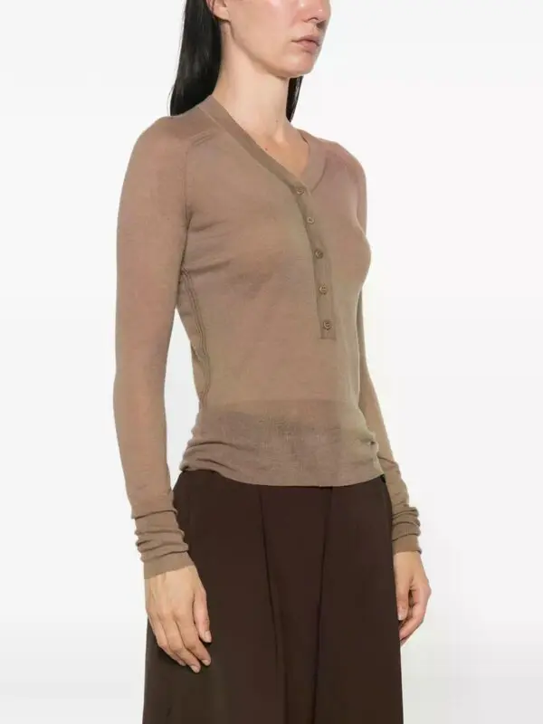 JOSEPH Fine-knit V-neck Cardigan