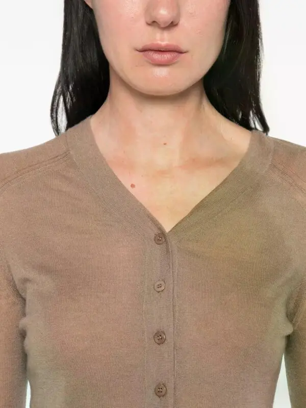 JOSEPH Fine-knit V-neck Cardigan