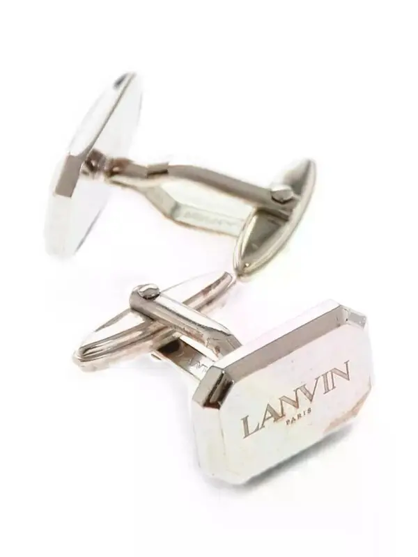 LANVIN Logo Label Cufflinks