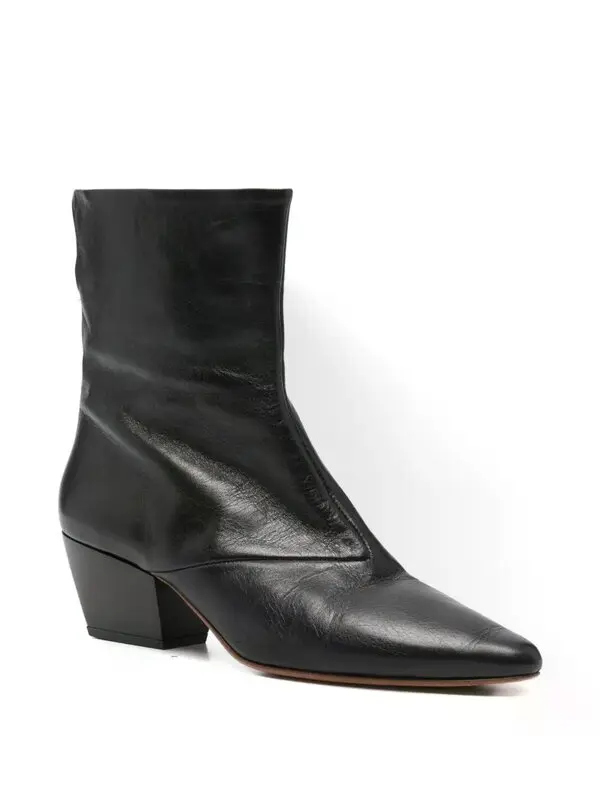 FORTE_FORTE Pointed-toe Ankle Boots