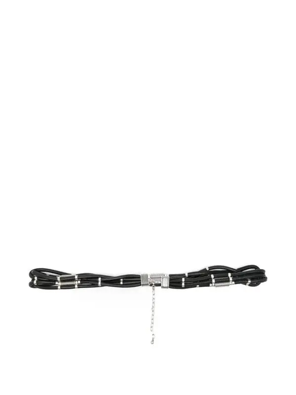 Isabel Marant Étoile Multi-strand Silver-tone-hardware Belt - Black