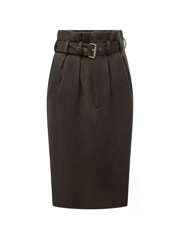 Etro Belted Midi Skirt
