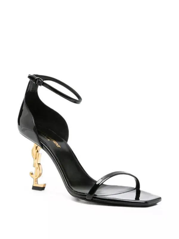 Saint Laurent Opyum Patent Leather Sandals