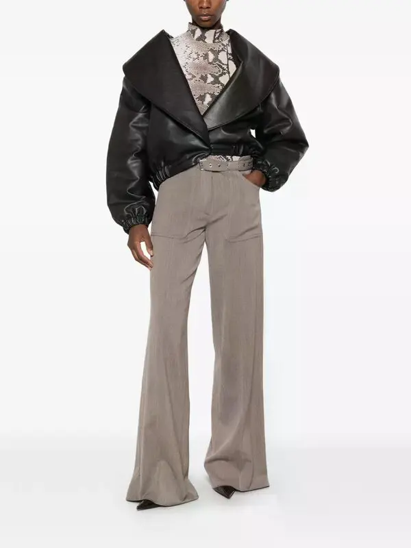 Seafarer Belted Wide-leg Trousers