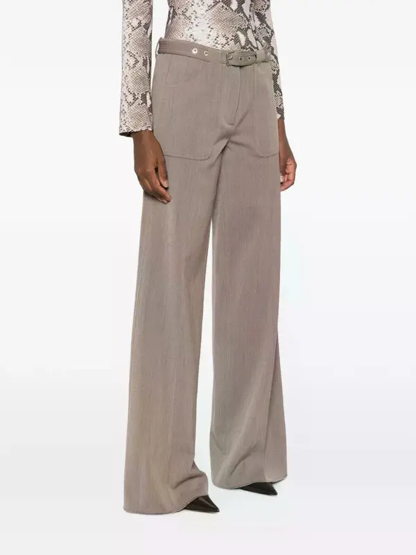 Seafarer Belted Wide-leg Trousers