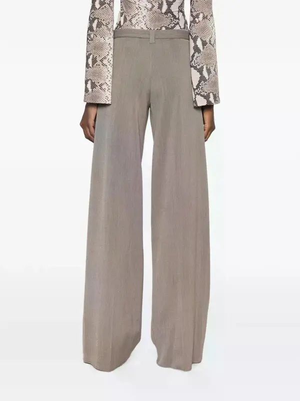 Seafarer Belted Wide-leg Trousers
