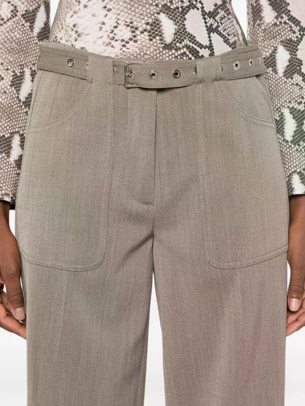 Seafarer Belted Wide-leg Trousers