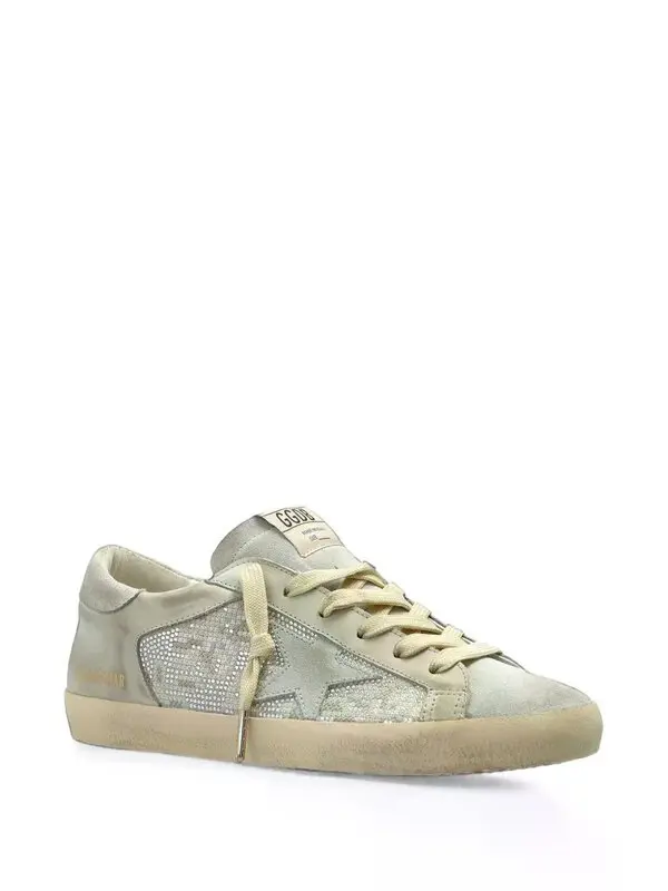 GOLDEN GOOSE Super-star Crystal-embellished Sneakers