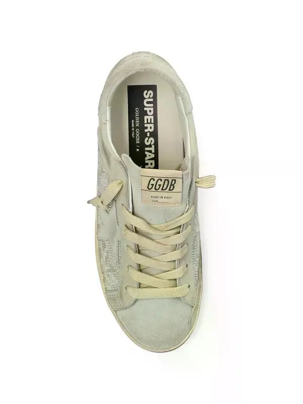 GOLDEN GOOSE Super-star Crystal-embellished Sneakers