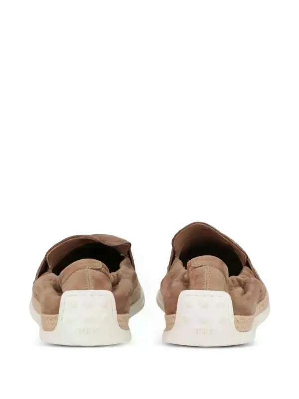 TOD'S Round-toe Suede Loafers