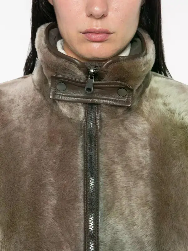Brunello Cucinelli Reversible Shearling-trim Jacket