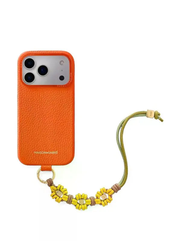 MAISON DE SABRE Wristlet Leather Charm
