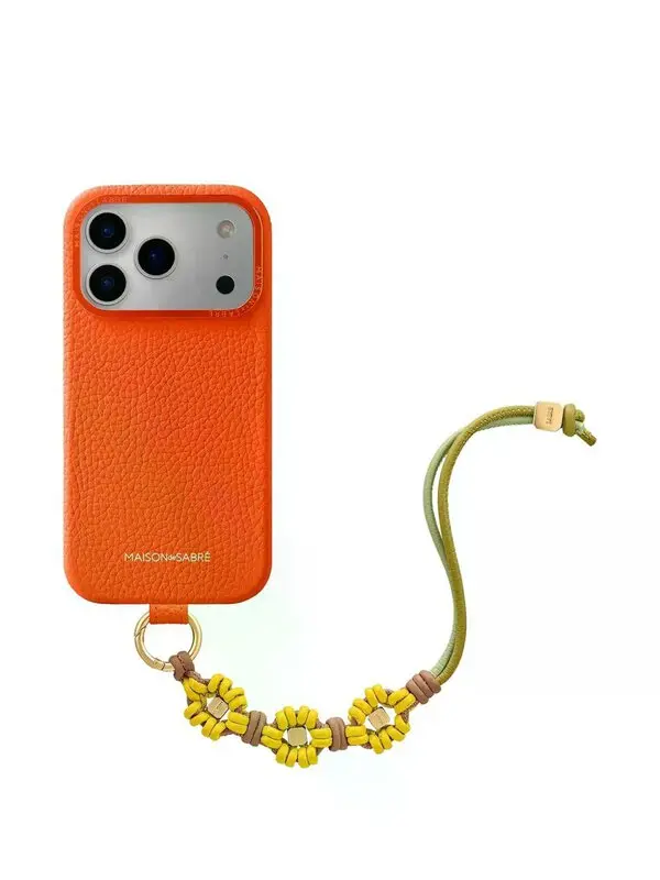 MAISON DE SABRE Wristlet Leather Charm