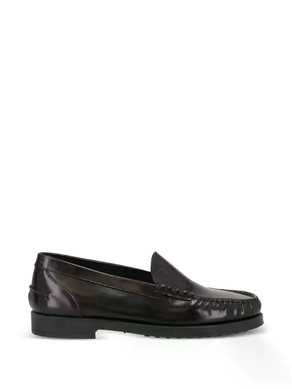 TOD'S Apron-toe Loafers - Black