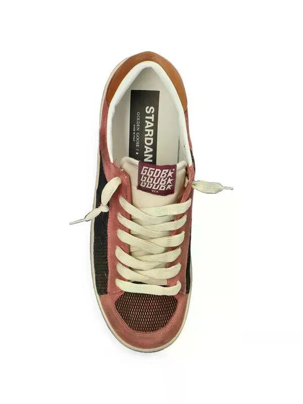 GOLDEN GOOSE Stardan Suede Sneakers With Beige Star