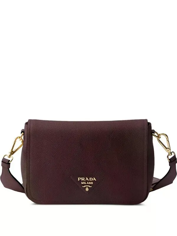 Prada Leather Shoulder Bag - Red
