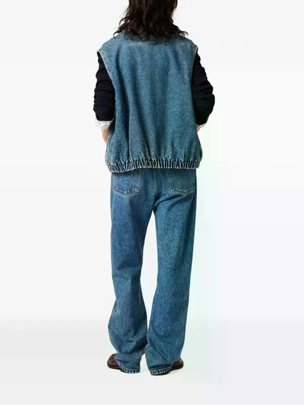 Miu Miu Washed Denim Vest