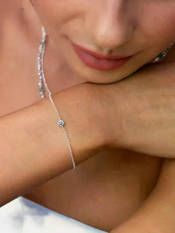 DOWER & HALL Dewdrop Sapphire Bracelet