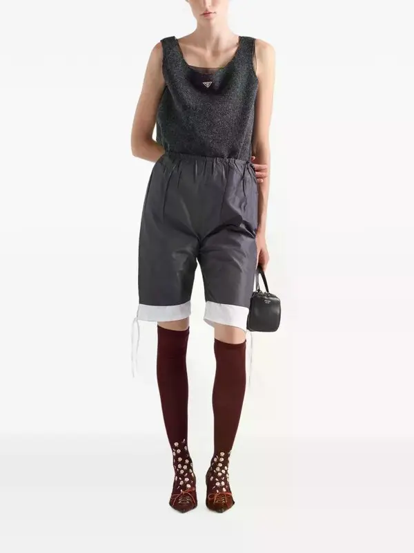 Prada Taffeta Bermudas Shorts