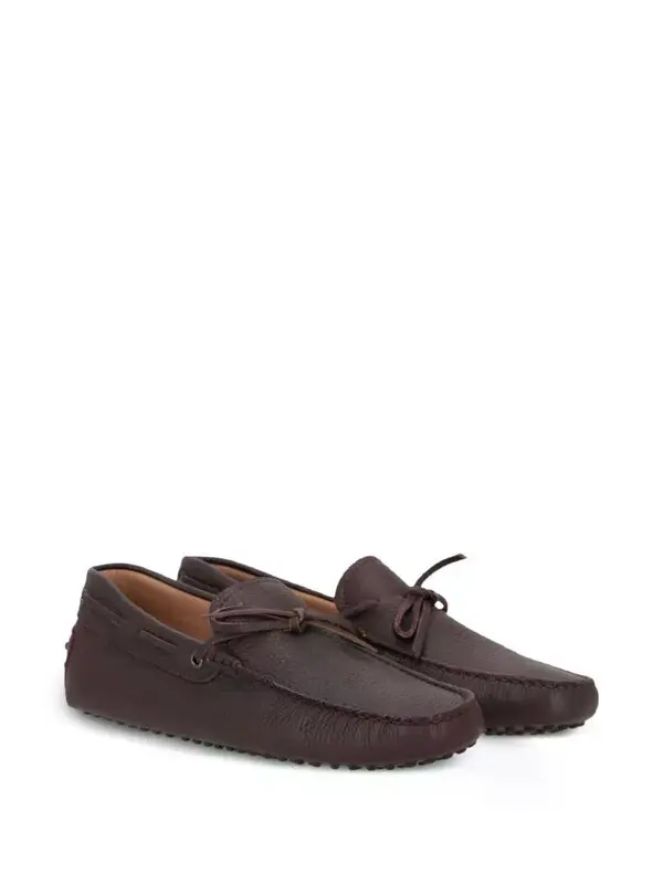 TOD'S Gommino Pebbled Leather Loafers