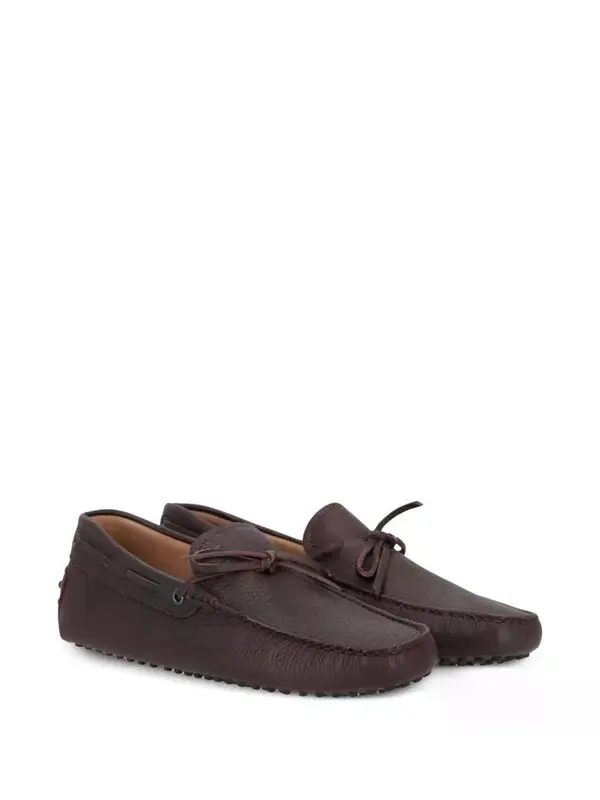 TOD'S Gommino Pebbled Leather Loafers