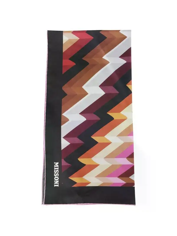 Missoni Zigzag-print Scarf - Black