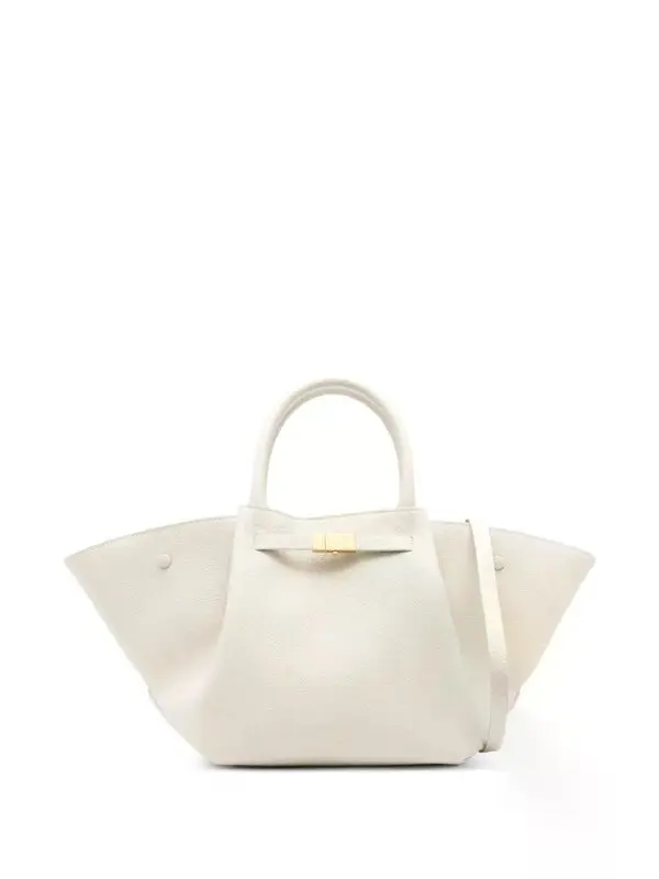 DEMELLIER Medium New York Leather Tote Bag - Neutrals