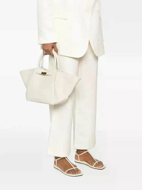 DEMELLIER Medium New York Leather Tote Bag
