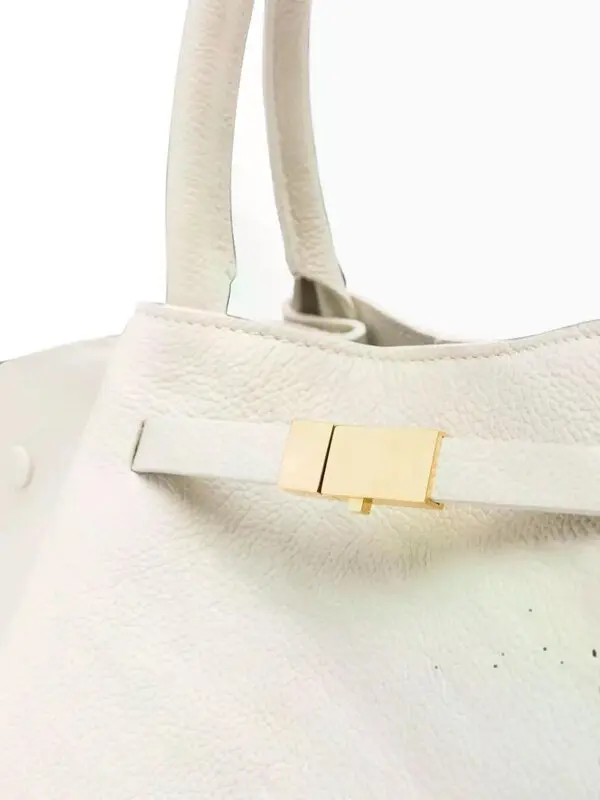 DEMELLIER Medium New York Leather Tote Bag