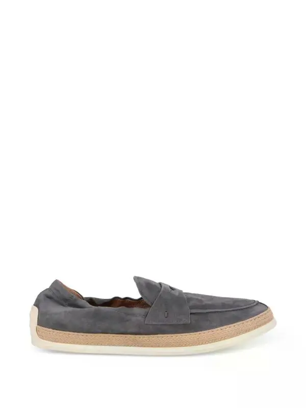 TOD'S Suede Espadrilles - Grey