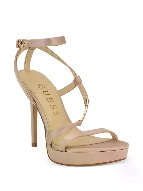Guess Lucier Logo-plaque Heeled Sandals