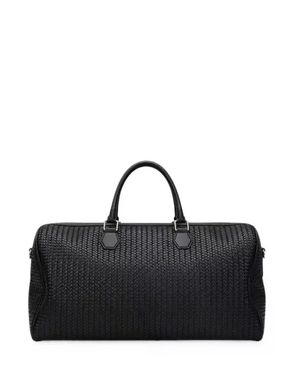 Philipp Plein Weaved-leather Weekend Bag