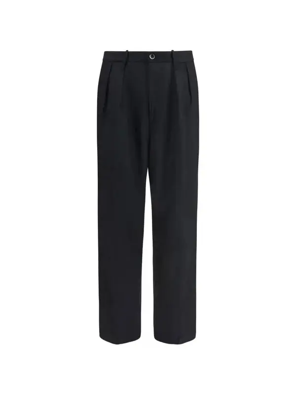 NINE:INTHE:MORNING Kai Baggy Pleated Trousers - Black