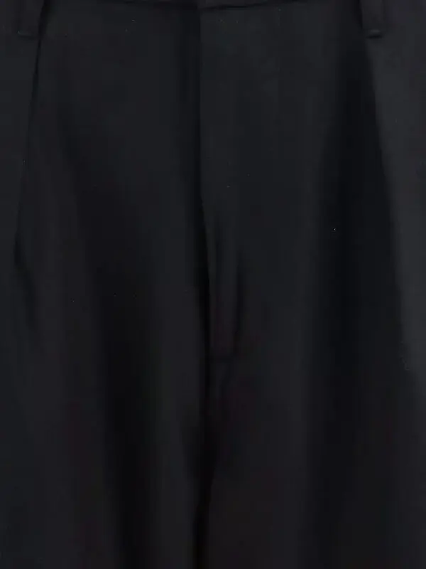 NINE:INTHE:MORNING Wide-leg Belt-loops Trousers - Black