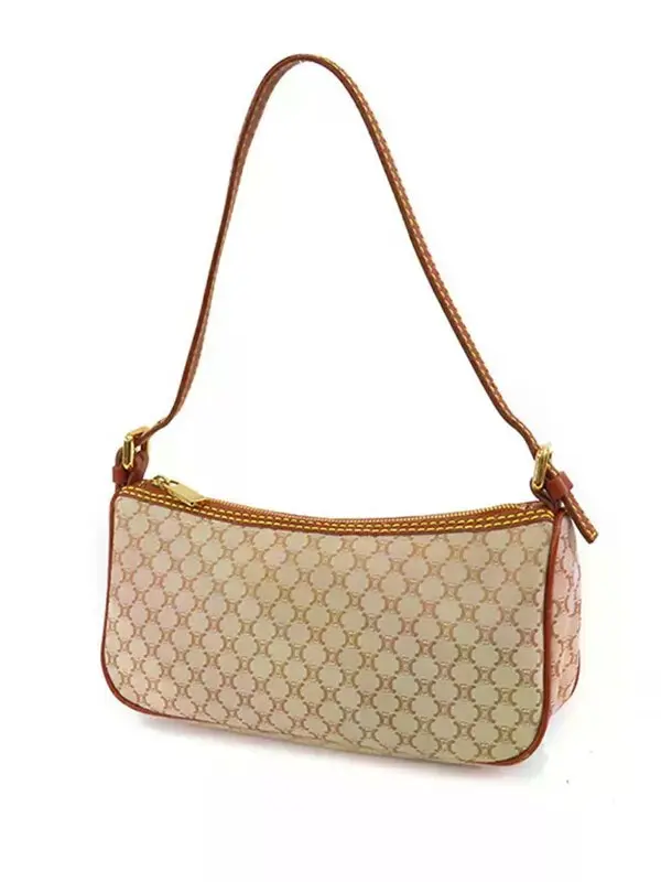 Celine 20th Century Macadam Canvas Shoulder Bag